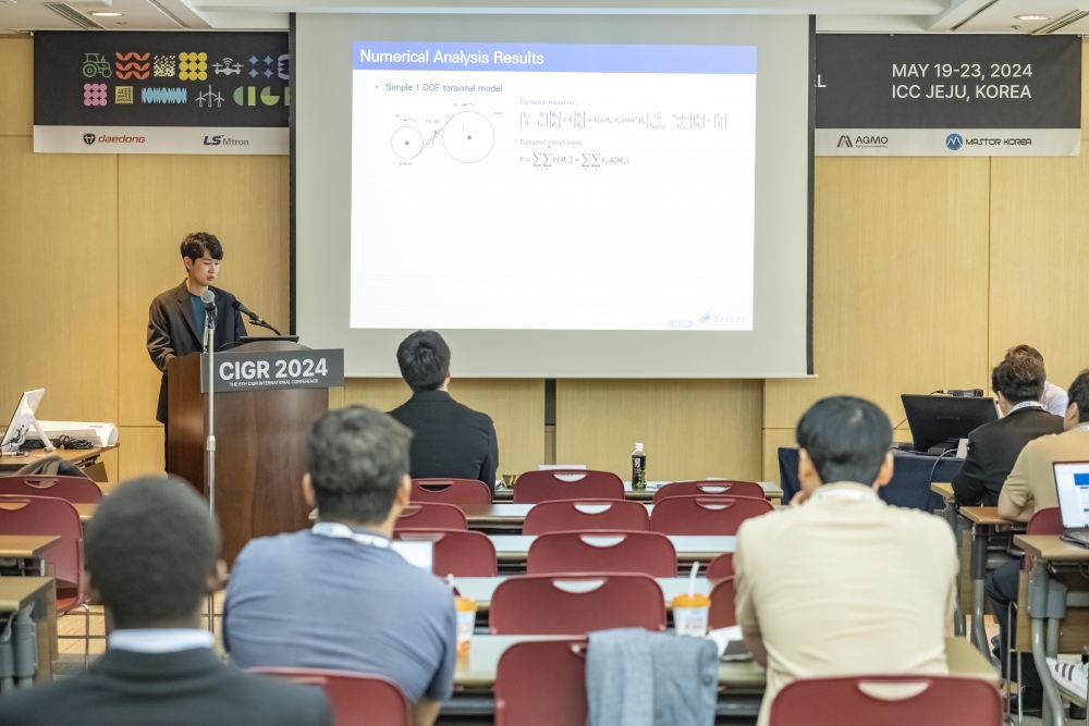 6th CIGR International Conference 2024 : Jeju, Korea – 모빌리티 파워트레인 및 토양 ...